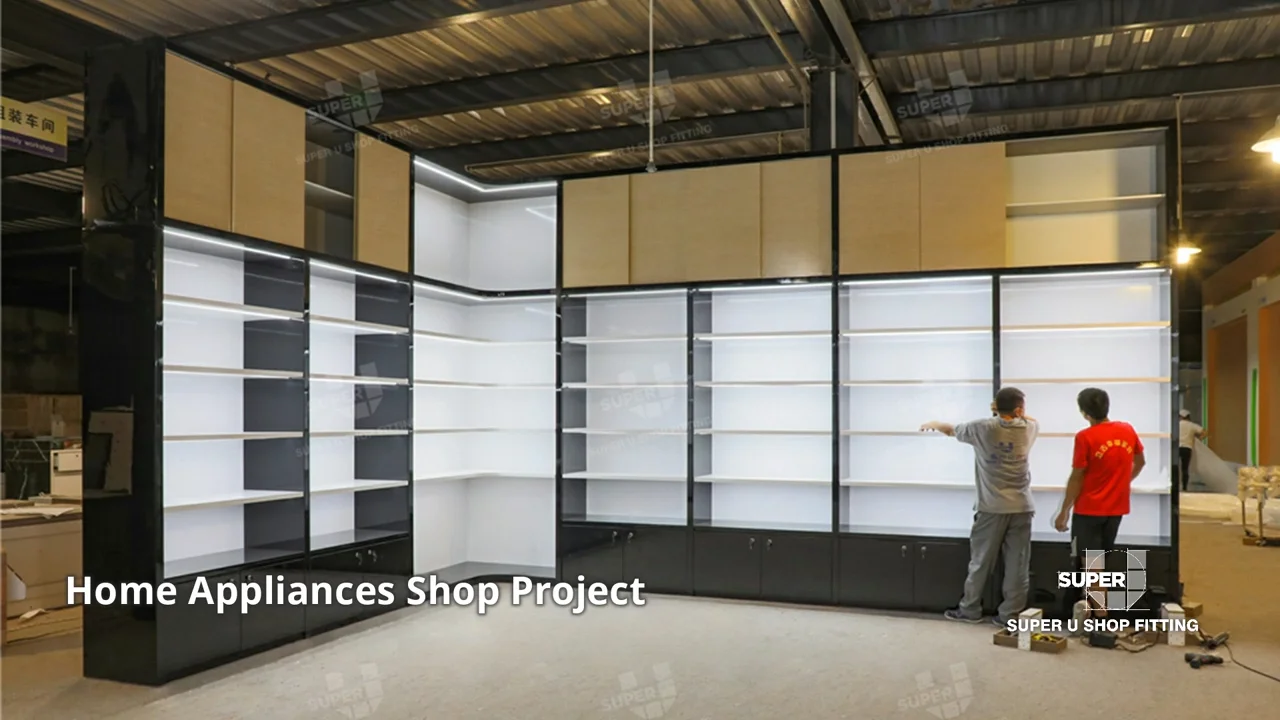 Custom Home Appliance Shop Interior Retail Design Modern Appliance Shop ...