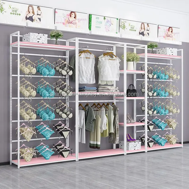 Metal Stainless Steel Undergarments Display Stand