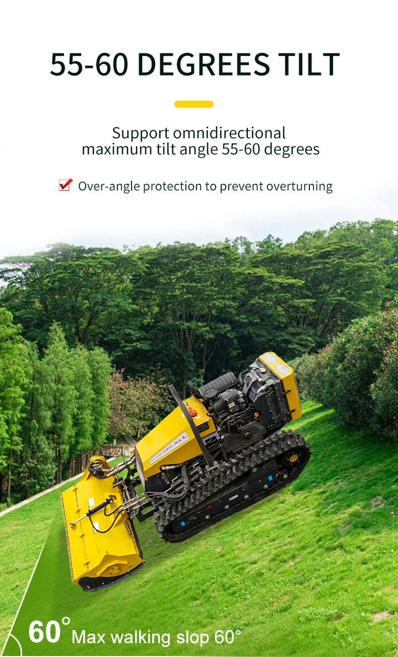 Heavy Duty Professional Mowers - Remote-Controlled Clearing Machines