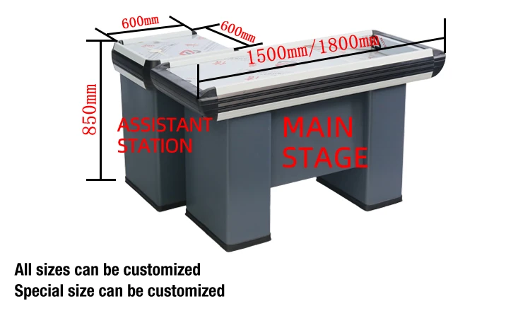 Simple Supermarket Cashier Cashier Counter Solid Wood Small bar Table ...