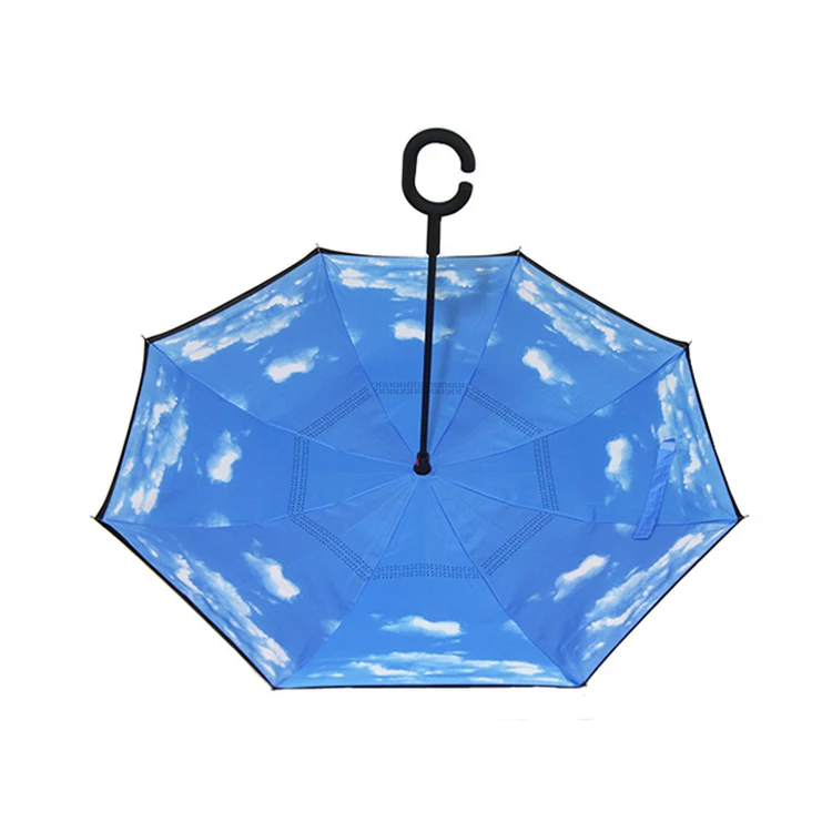 Customized Inverted Reverse Umbrella Parasol - 105cm Rain Proof with ...