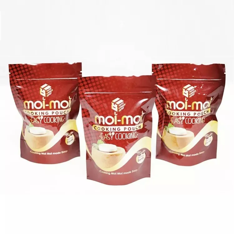 Customize Retort Food Moi-moi Bag Aluminum Foil Stand Up Reusable ...
