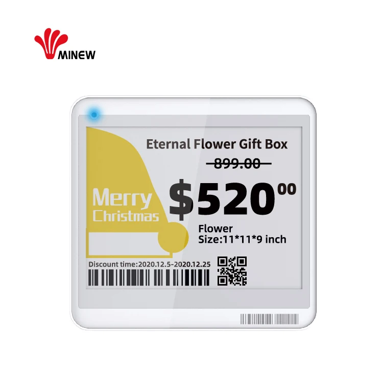 Minew Electrónica Plataforma Rfid Etiqueta Esl Sistema Inteligente De ...