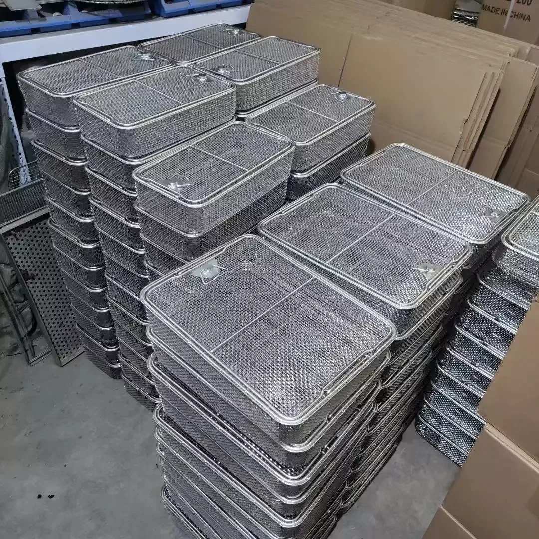 Wire Mesh Basket Used For Hospital Sterilization Basket - Buy ...