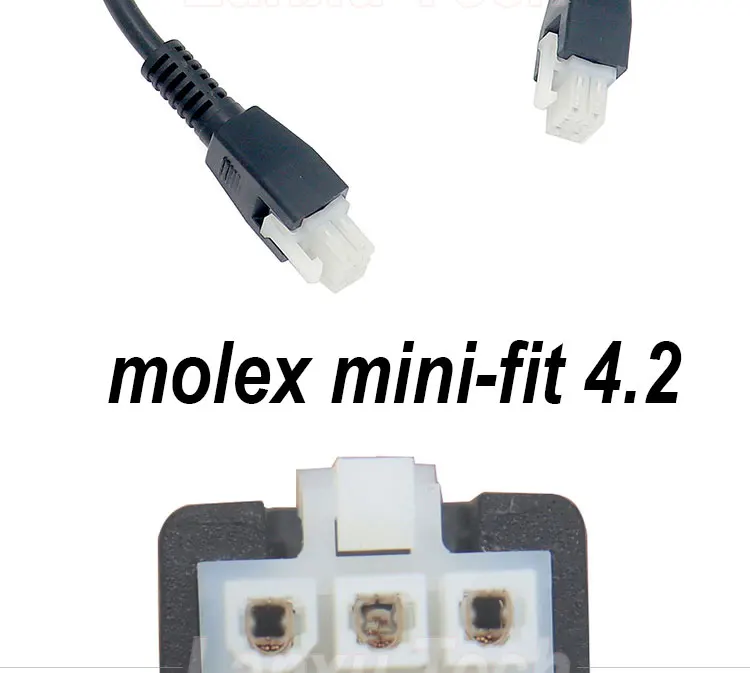 Customization Overmolded Male to Male Female 6 Pin Cable