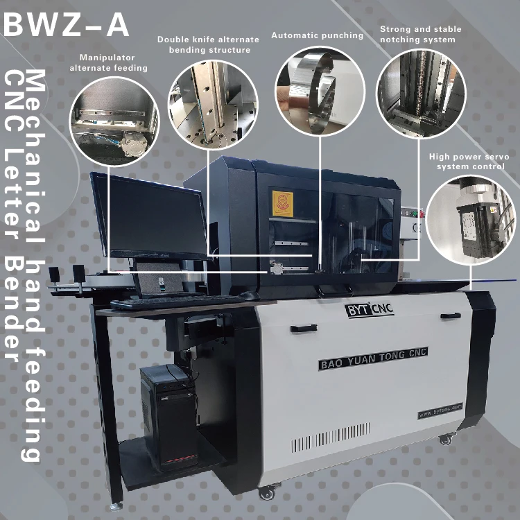 Automatic Cnc Machine 3d Metal Letter Making Machine Stainless Steel ...