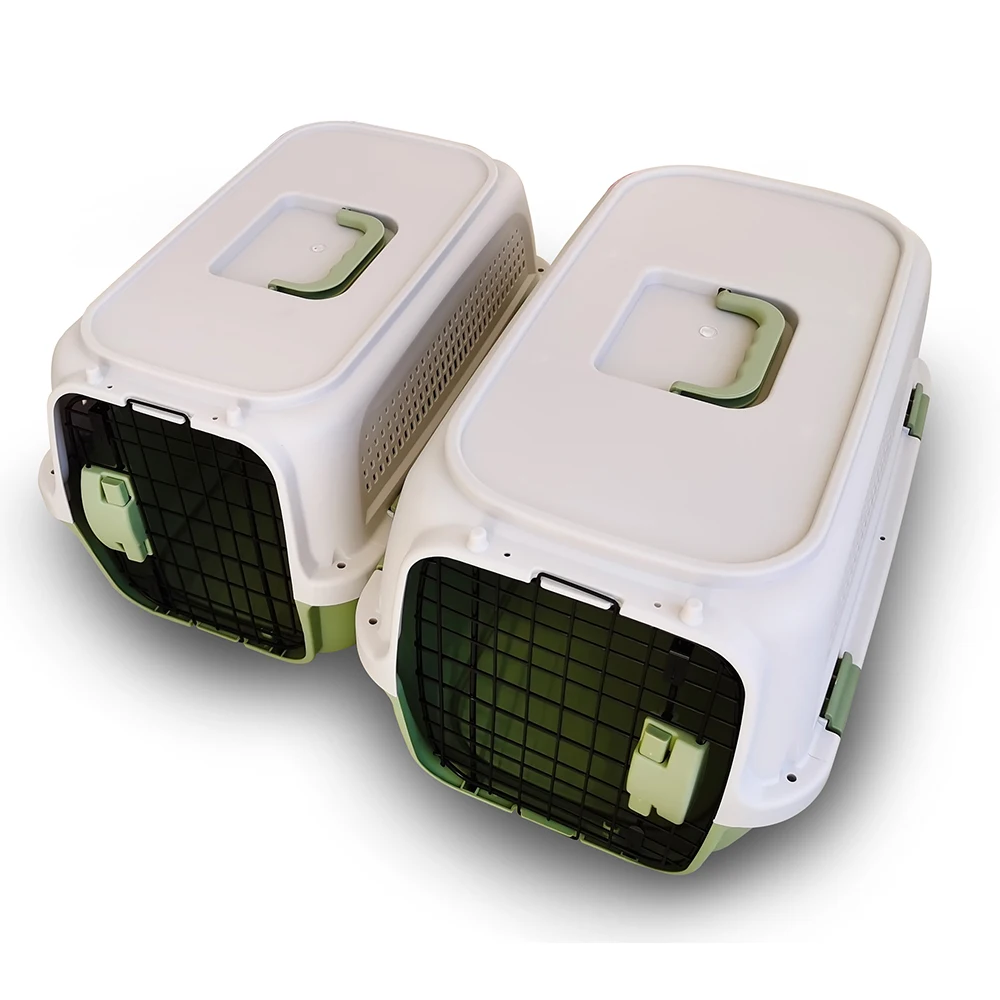 Pet Travel and Outdoor Pet Carry Cage for Cats and Dogs Plastic House ...
