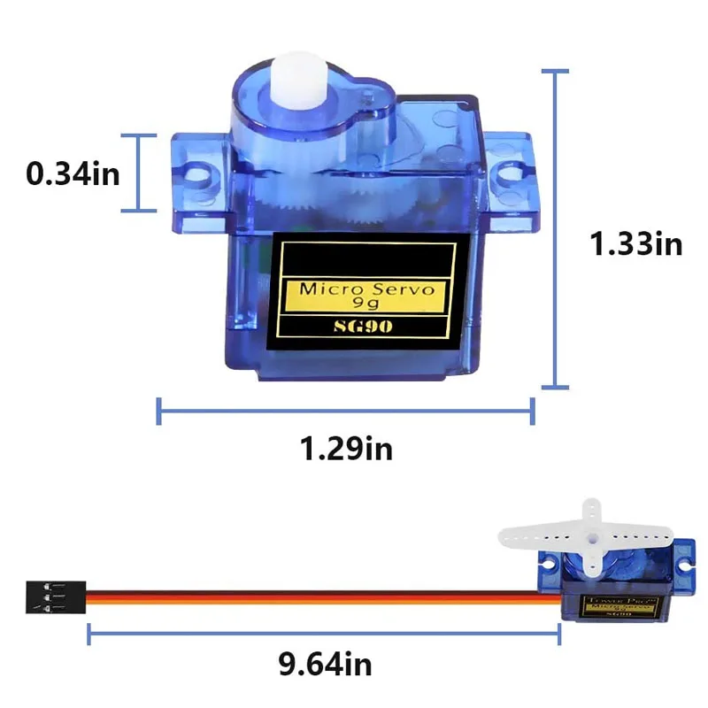 SG90 9G Micro Servos - Precision Control for DIY Projects