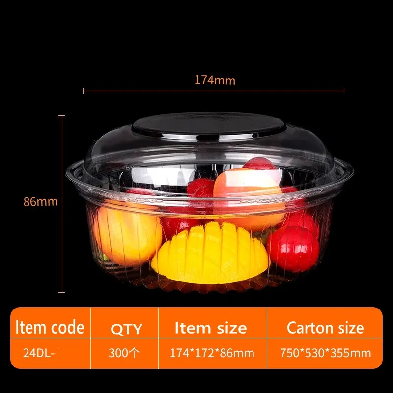 PET Plastic Fruit Packaging Boxes - Food Grade & Customizable