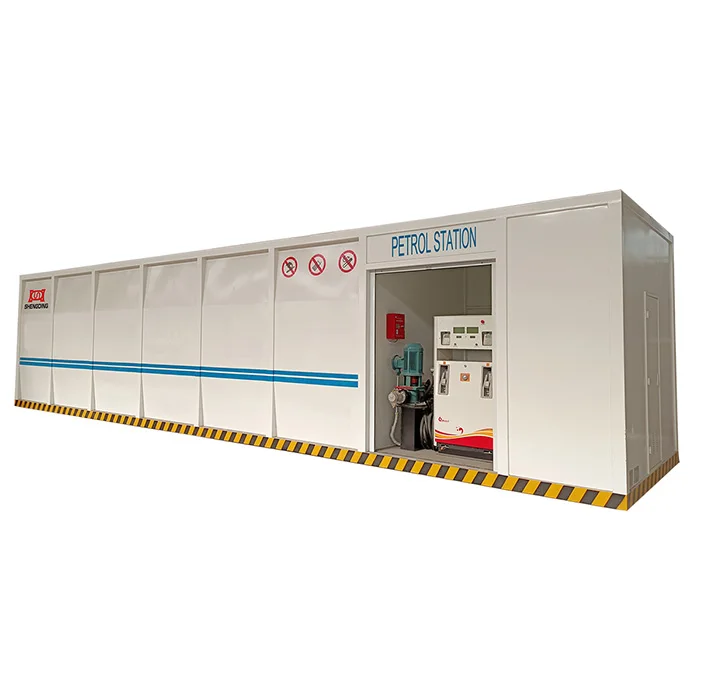 Mini Gasoline Prefab Gas Station - Safe & Economic Fueling