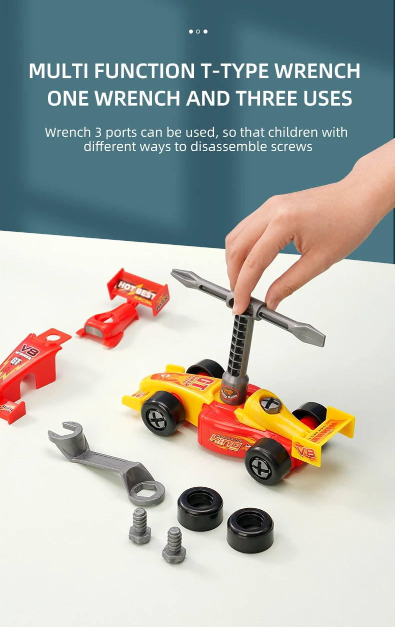 Auto Repair Boy Kids Tool Set – 26PCS Toy Tool Box for Ages 2-13 ...