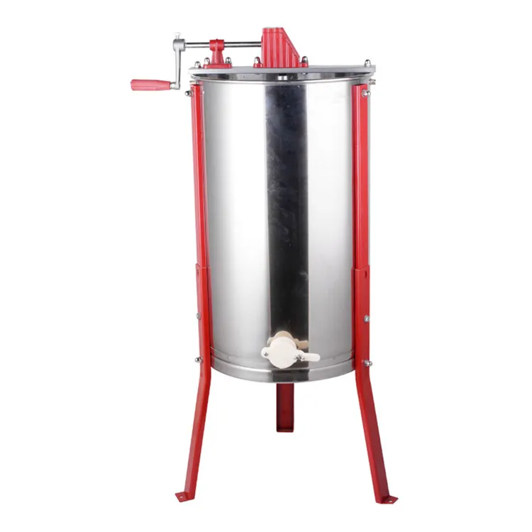 Stainless Steel 3-Frame Extractor Honeycomb Drum Spinner Hand-Crank ...