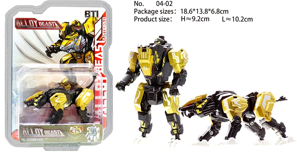 Cheap Alloy Series Metal Beast Deformation Robot Diecast Toy Manual ...