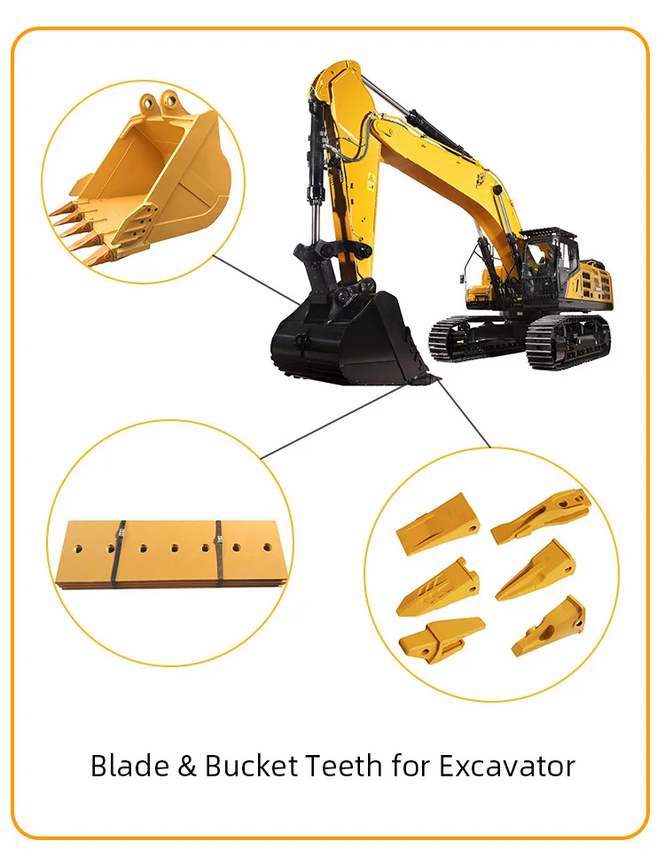 Side Cutter Bucket Tooth Forced Digging Excavator Teeth 7y0203 7y0204 ...