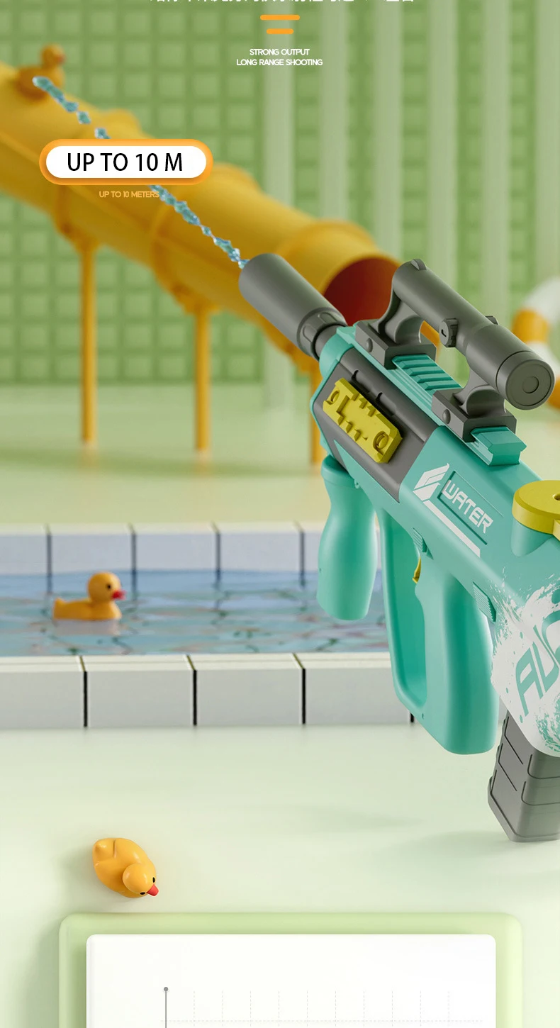 P90 Submachine Gun Large Capacity Electric Water Gun High Pressure ...