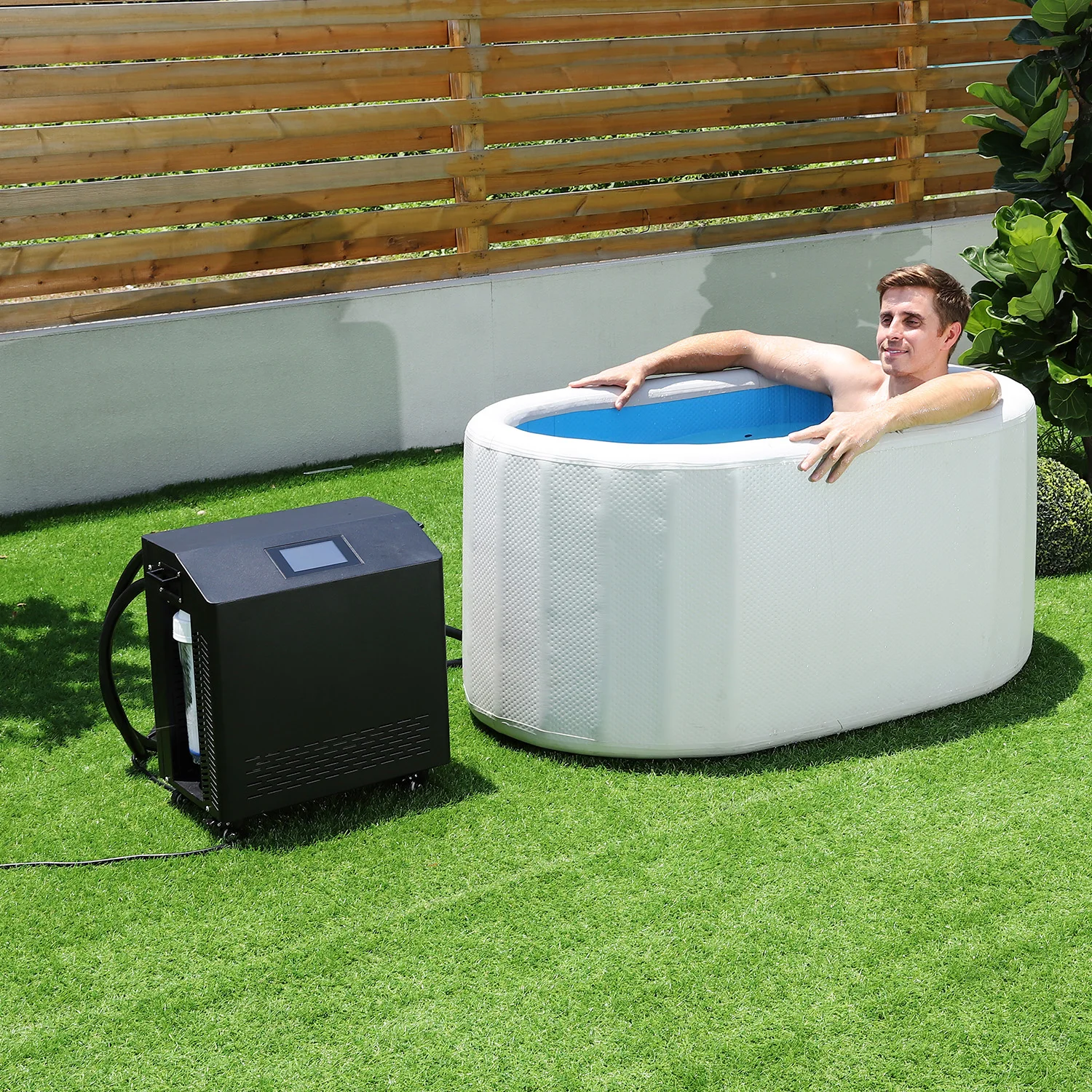 Inflatable Ice Bath Tub Portable Pvc Inflatable Folding Adult Ice Bath ...