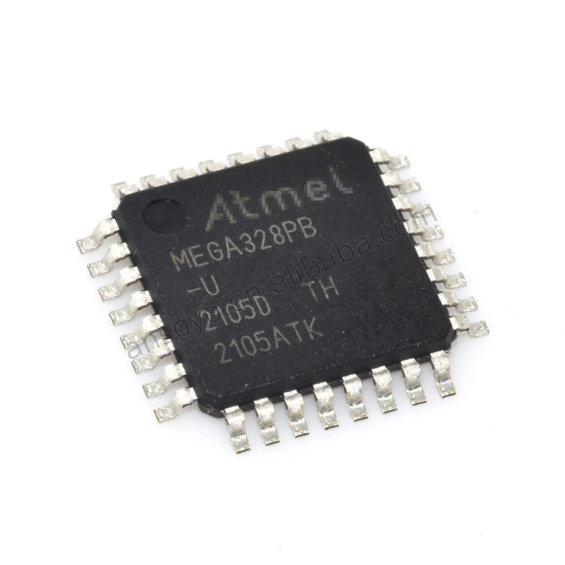 Ansoyo ATMEGA328PB-AU ATMEGA328PB-AUR AMEGA328PB 8BIT 32KB MCU Flash 32TQFP MEGA328P U-TH ...