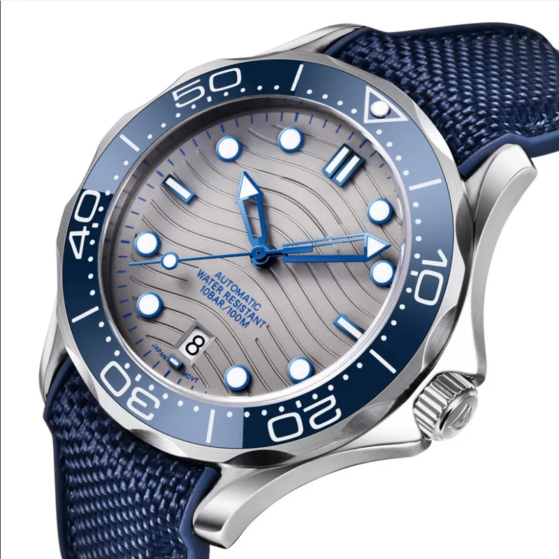 High Quality Luxury Japan Mechanical Ceramic Bezel Sapphire Glass Watch ...