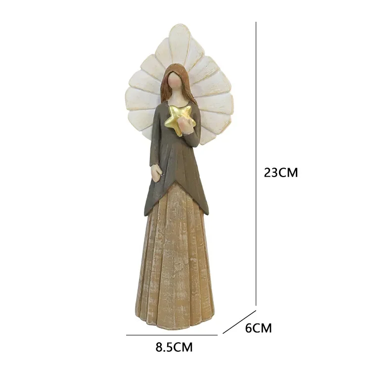 Wholesale Collectible Nordic Angel Wings Statue Set Home Dekoration ...