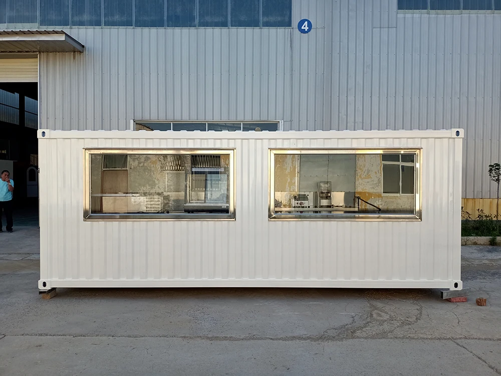 Double-deck Restaurant Kiosk Modified Prefab Modular Coffee Shop ...