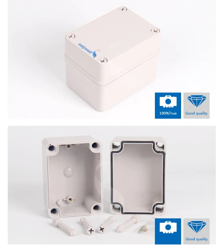 Saipwell IP66 Waterproof Enclosure Custom Enclosure Small Plastic ABS ...