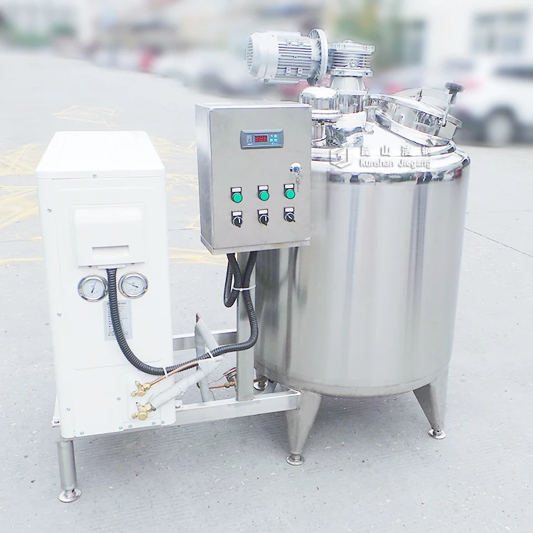 Stainless Steel Dairy Processing Machine - Milk Tank with Chiller