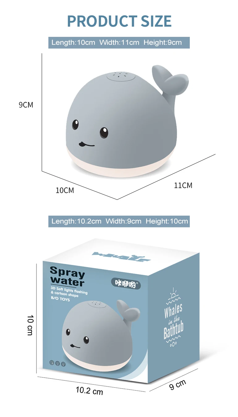 Small Mini Light Up Children Toddlers Kid Shower Spray Water Swimming ...