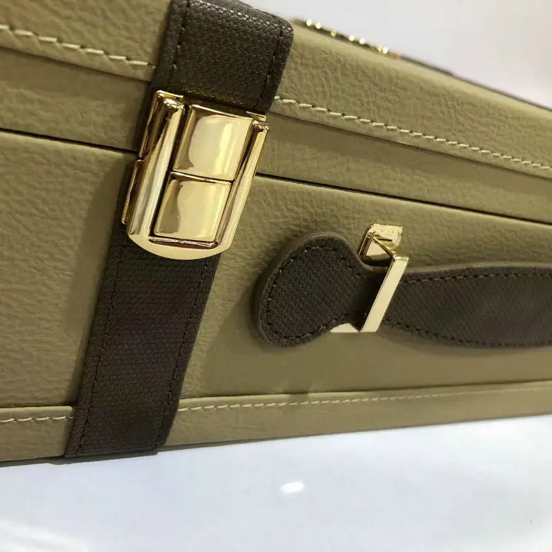 Vintage PU Leather Handmade Retro Suitcase - Mooncake Gift Box