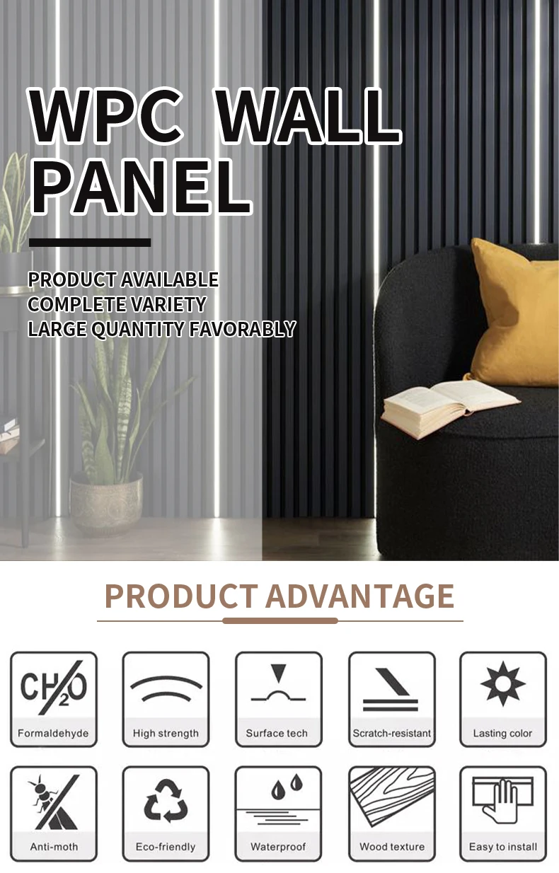 Wpc Great Wall Panel Cladding Wpc Wall Panel For Home Decoration - Buy ...