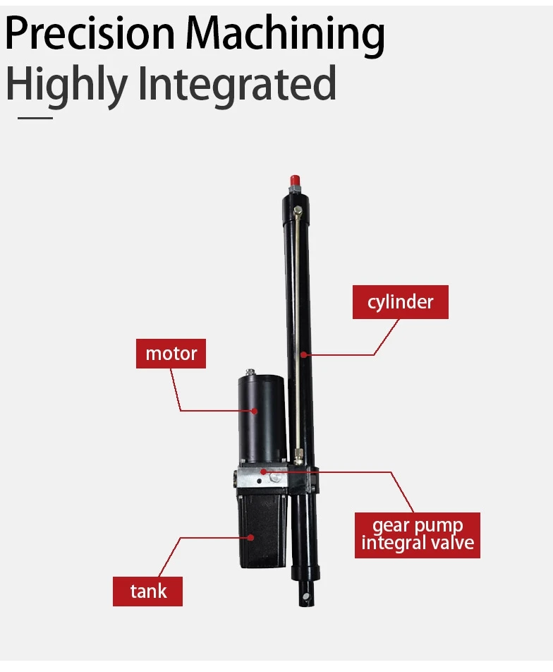 Putter Lifting Device Dc Hydraulic Push Rod Micro Dc Hydraulic Push Rod ...