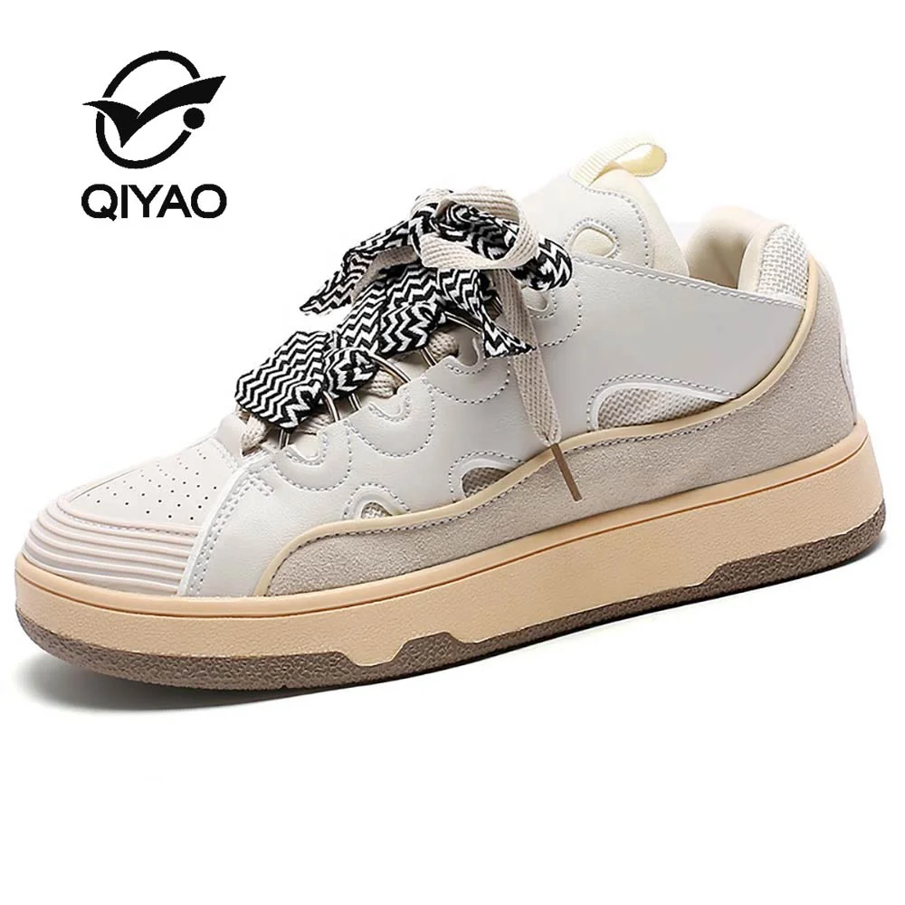 Qiyao Custom Full Logo Wholesale Walking Style Flat Men's Sports ...