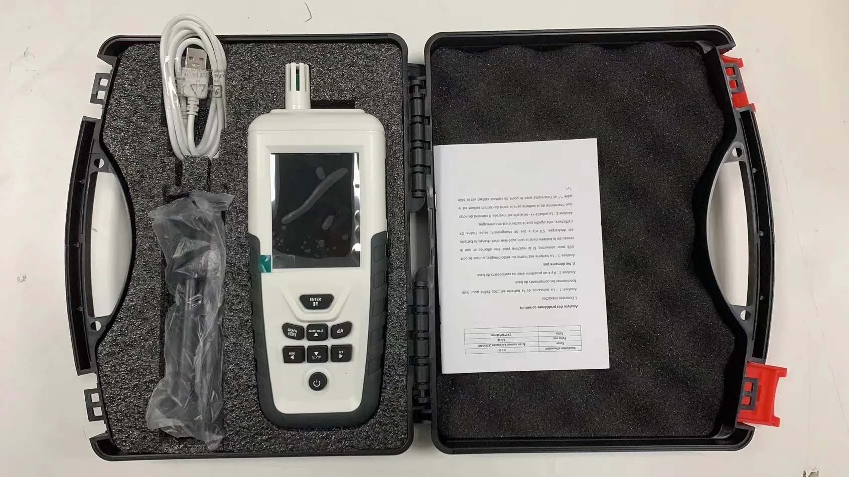 Tc8500 Radiation Scanner Geiger Muller Counting Multi Function Digital ...