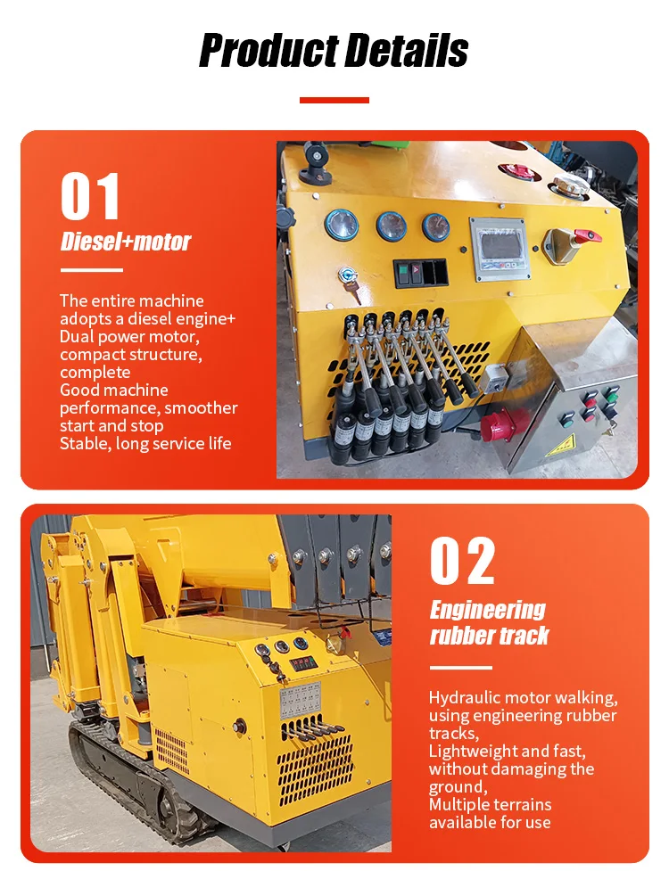 Mini Hydraulic Log Crane Wood Crane Machine Wood Grapple Crane - Buy ...