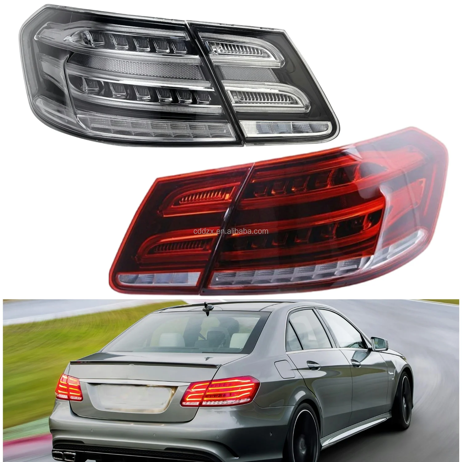 E-class W212 Rear Tail Light 2009-2013 Upgrade 2014 Design Modified LED ...