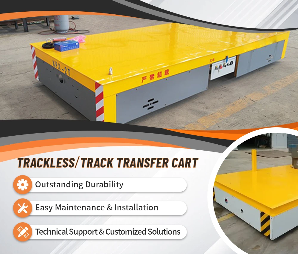 Heavy Load Handling - Industrial Transfer Trolley Cart