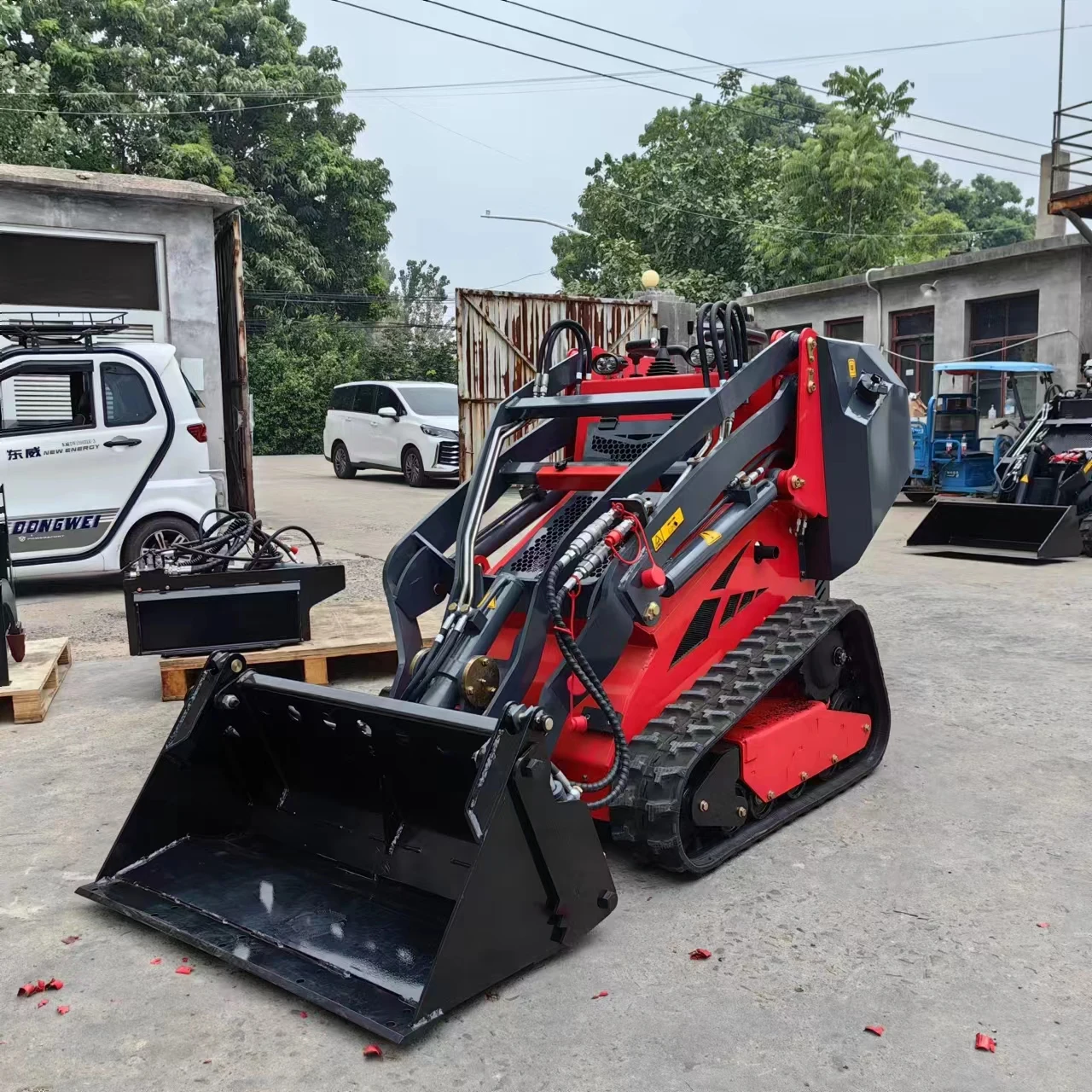 Drt450 Remote Control Mini Skid Steer Loader Multifunctional Mini ...