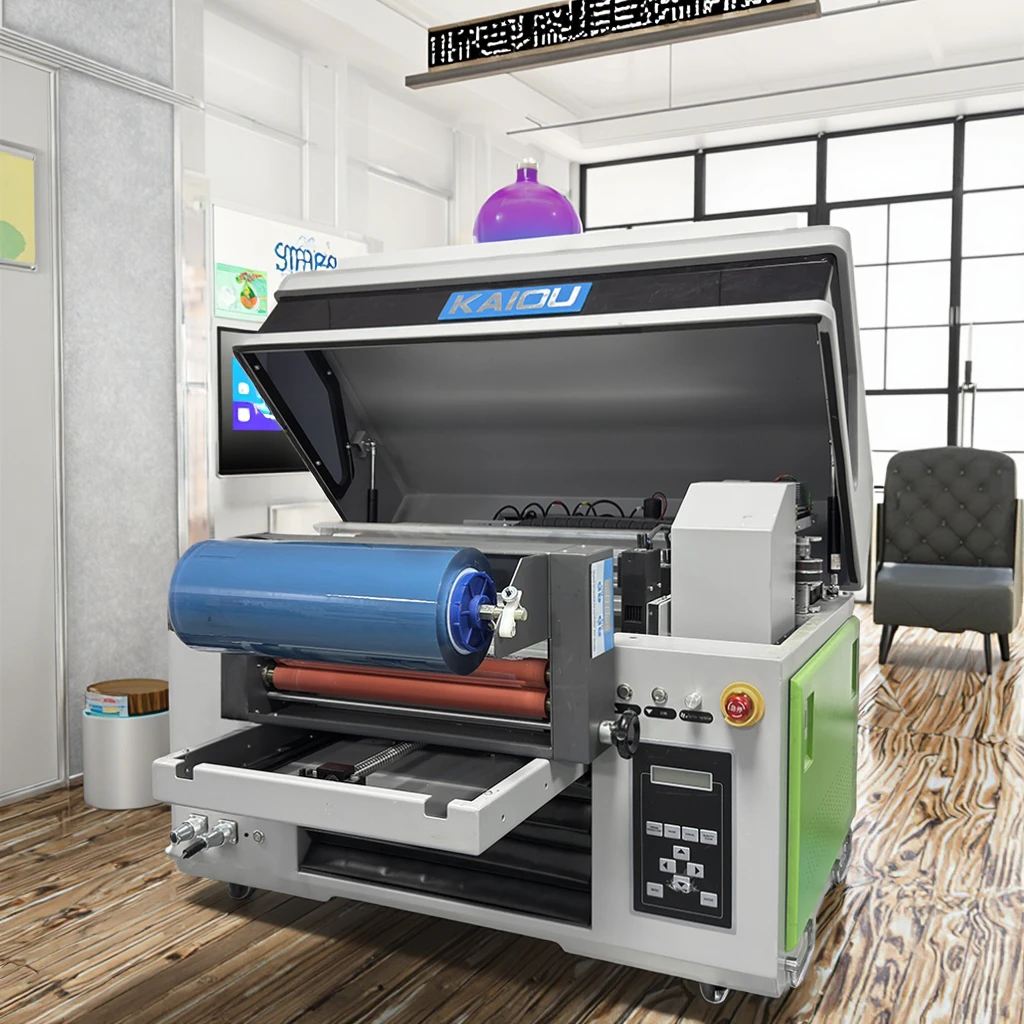 Multi Color UV Logo Label Sticker KAIOU Inkjet Printer 4060 12inches ...