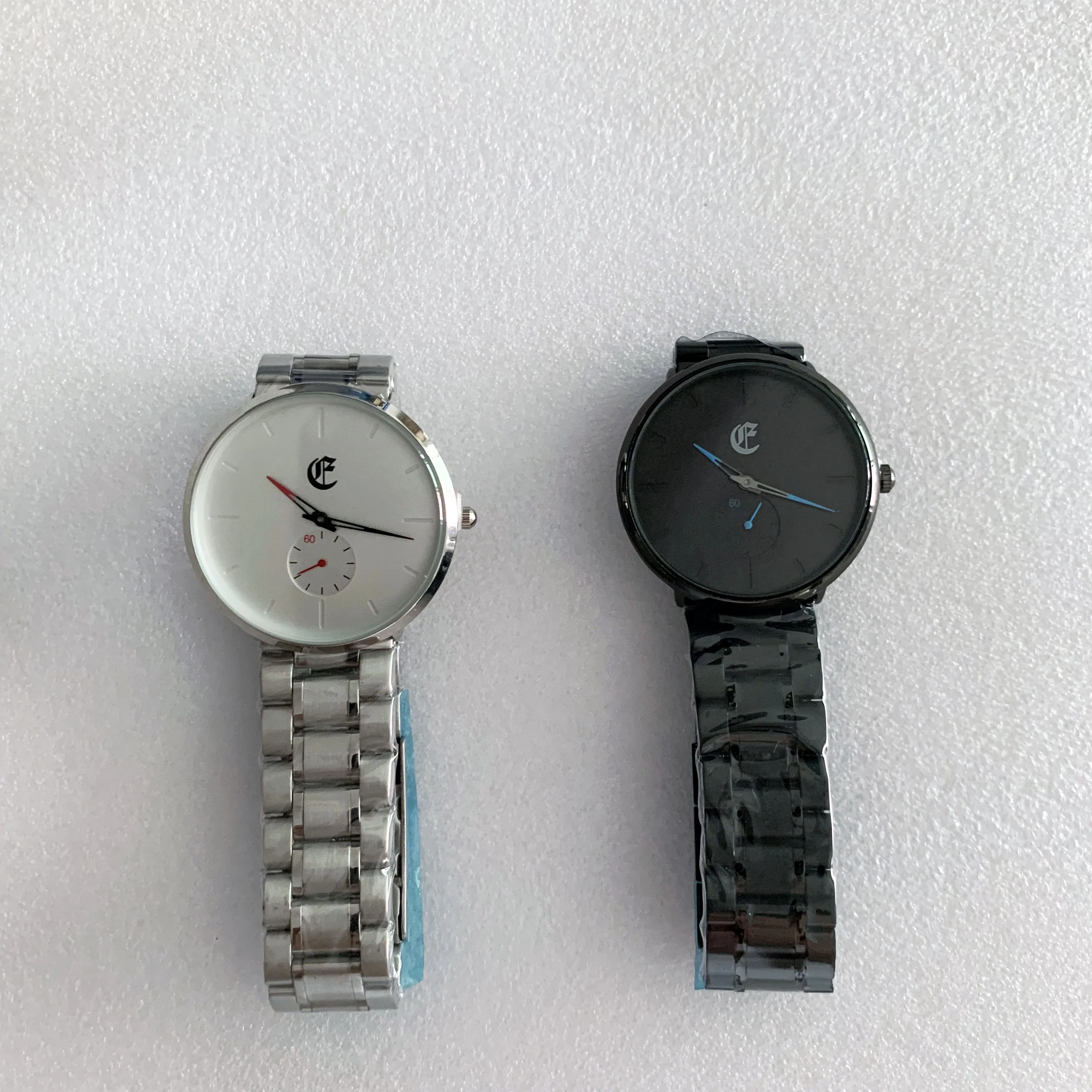 Your Logo Custom Branding Watch Black Stainless Steel Personalized ...