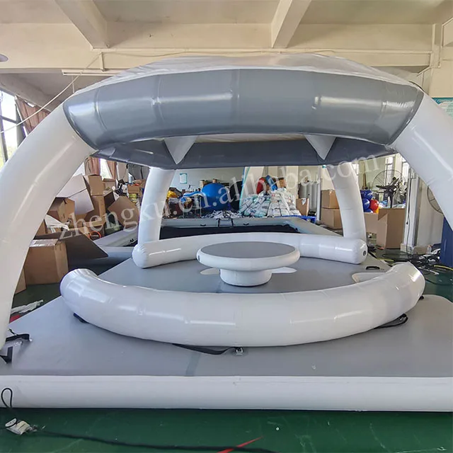 Hot Sale Newly Design Water Inflatable Island Floating Yacht Pad Dock ...