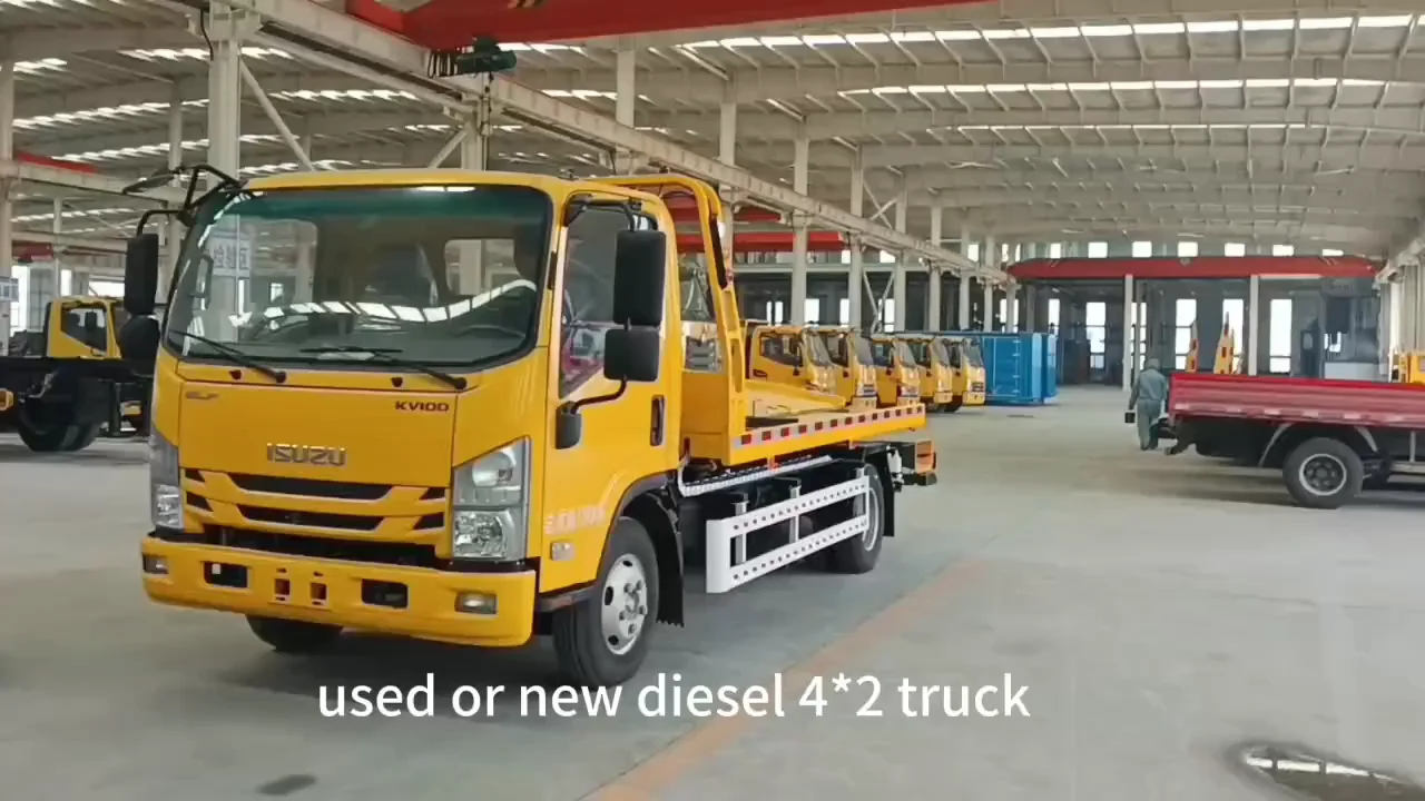 Used Isuzu Left Steering Emergency Vehicle Wrecker Trailer For Sale ...