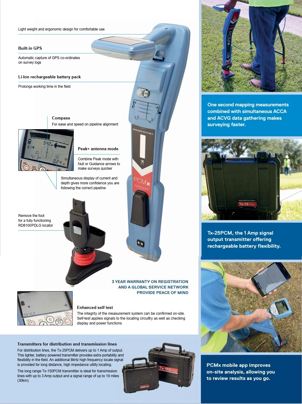 Radiodetection PCMx Pipeline Current Mapper PCMx 25 Transmitter for ...