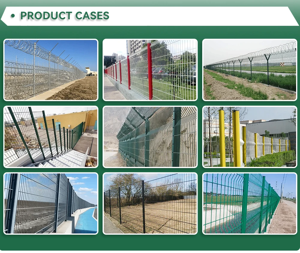 High Quality Pvc Coated 3D Fold Wire Mesh Fence Galvanized Steel Welded ...