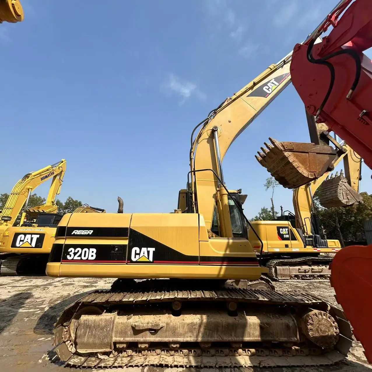 Original Used CAT 320B Excavator Used 20 TON CAT 320b Caterpillar ...