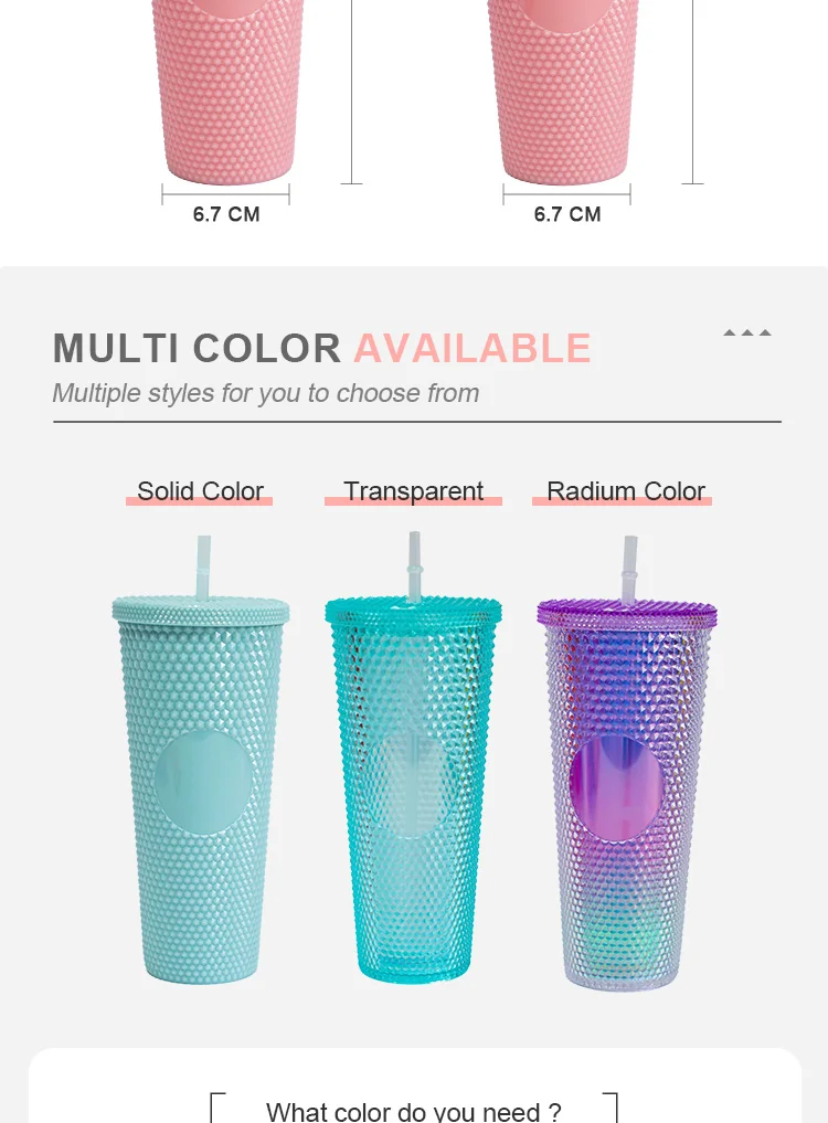 Studded Tumblers - Reusable Plastic Cups in Bulk