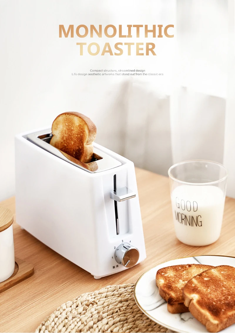750W Single Slice Kitchen Mini Multifunctional Breakfast Machine Bread ...