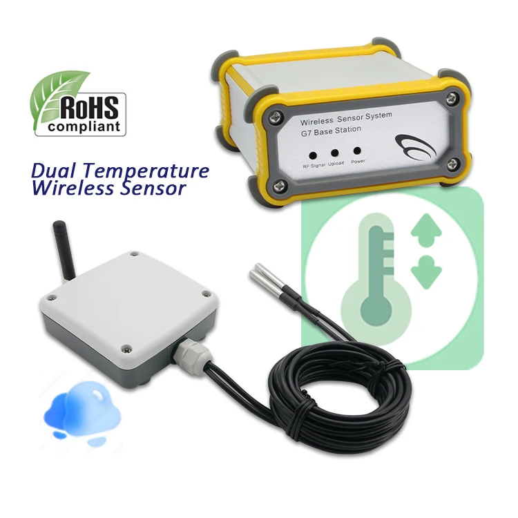 Waterproof Dual Temperature Sensor Wireless Dual Temperature Sensor ...