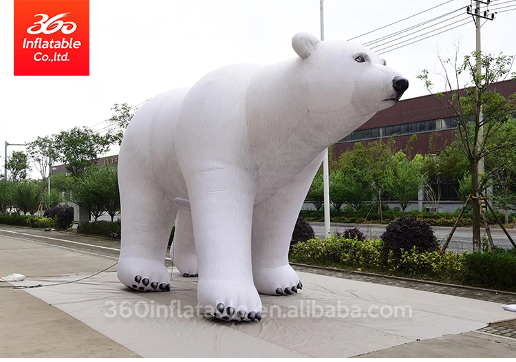 Giant Advertising Inflatable Big White Bear Custom Inflatables ...