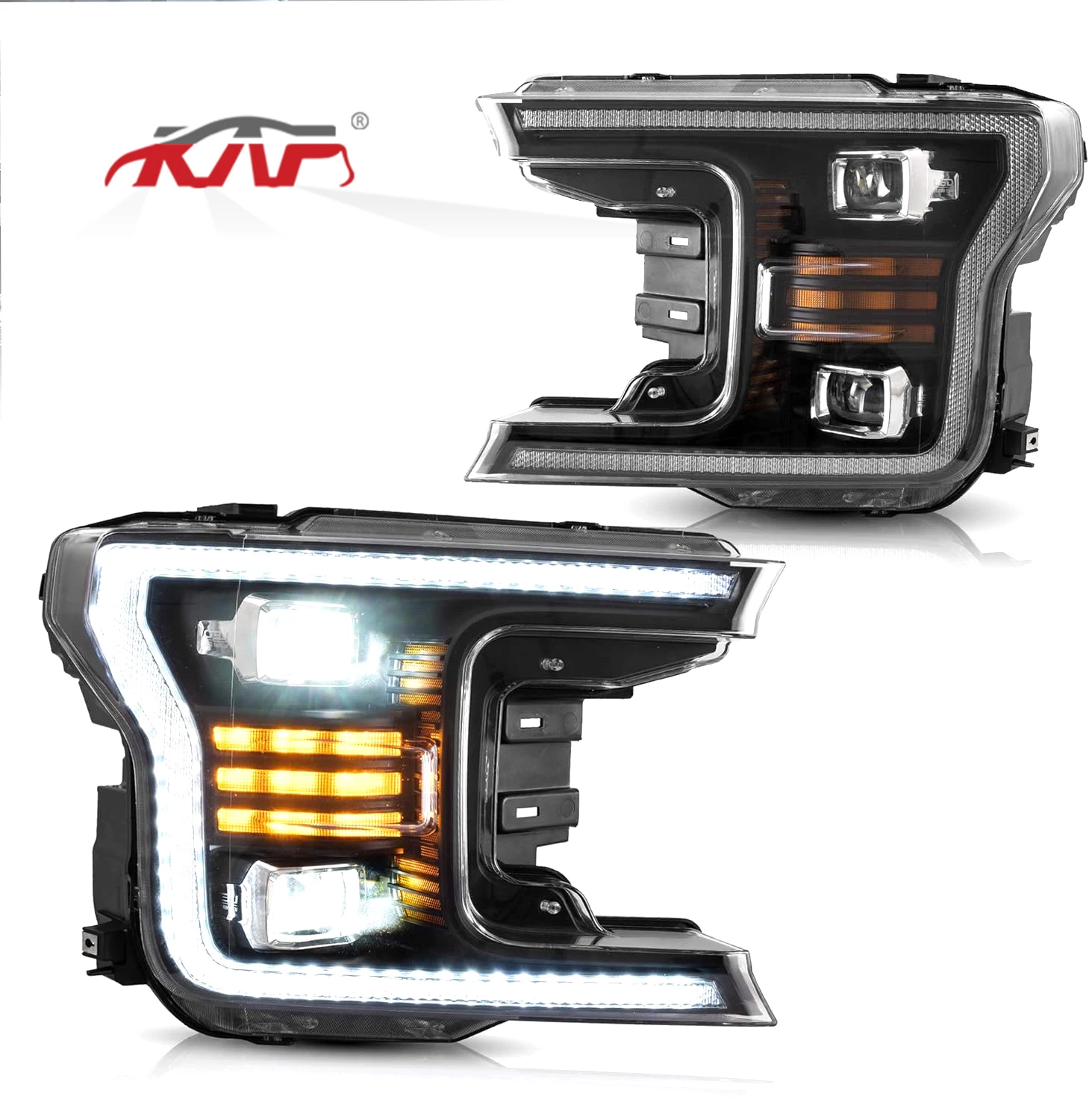 Factory Full Led Front Head Lamp Headlights Marker Lights Car Head ...