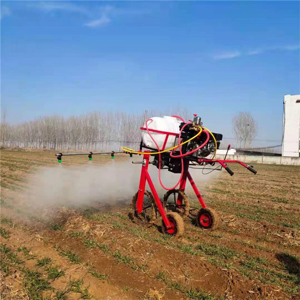 100l Self-propelled Wheel Barrow Agriculture Boom Sprayer - Buy Hand ...