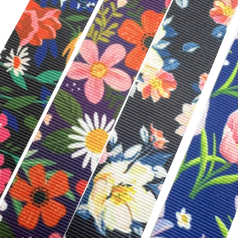 Sunjoy Custom Printed 100% Polyester Designer Grosgrain Ribbon Roll ...